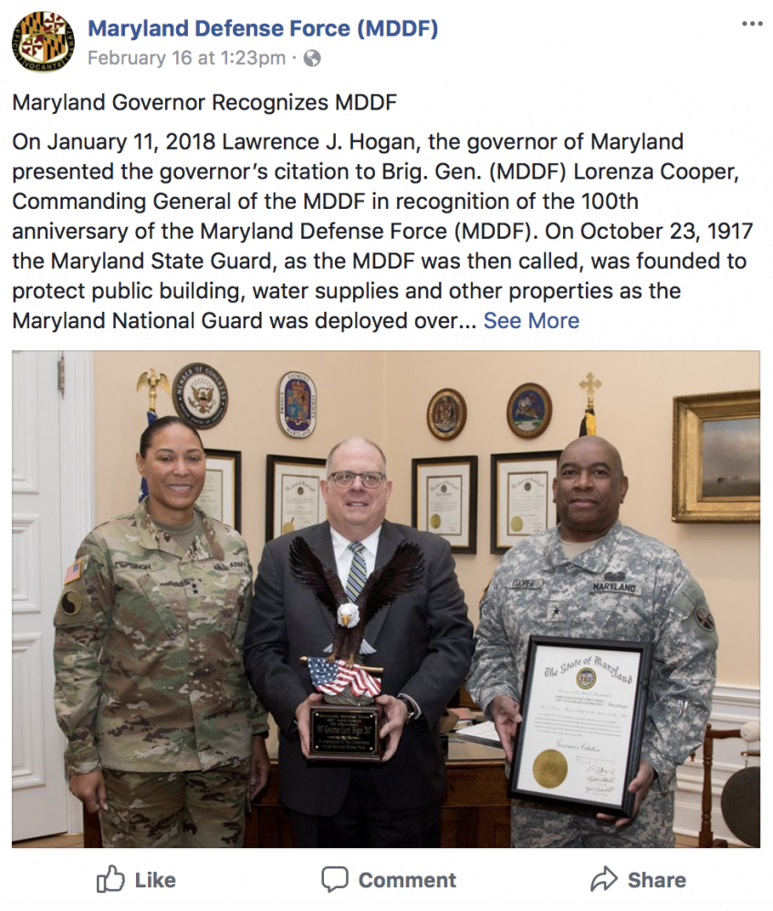Maryland Governor recognizes SDF for 100 years of service ...