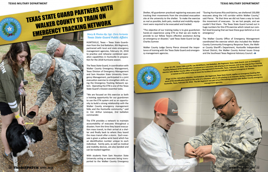 Texas State Guard partners with agencies to form emergency tracking ...