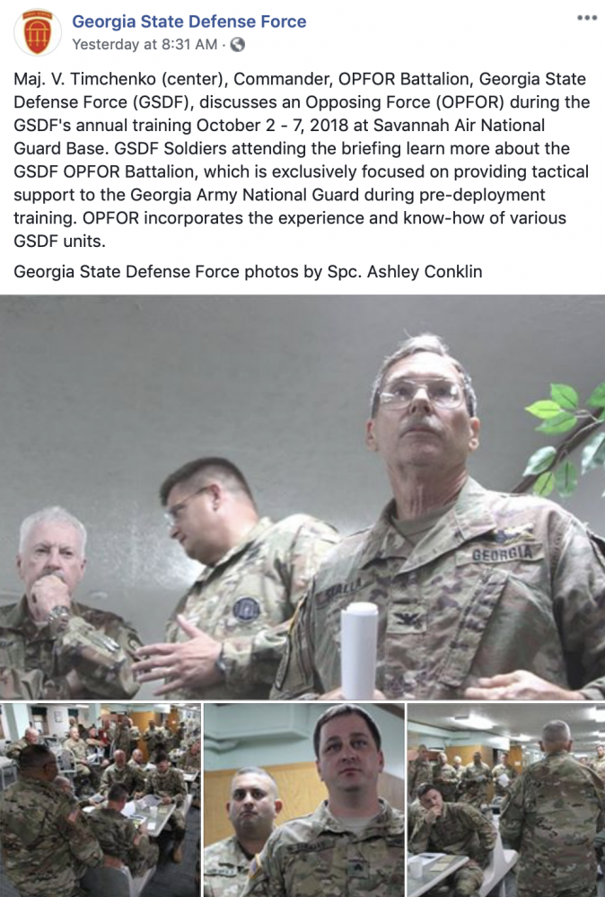 Lots of Training for The Georgia SDF during Annual Training ...