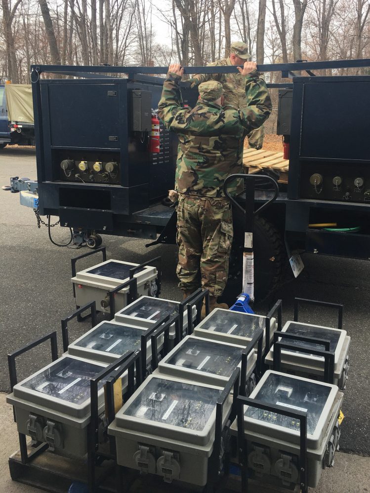 Connecticut Foot Guard assists in setting up Mobile Field Hospital ...