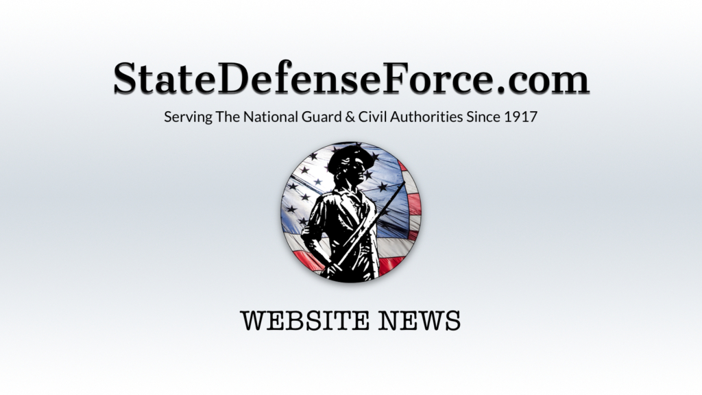 'About The State Defense Force' Section Updated - StateDefenseForce.com