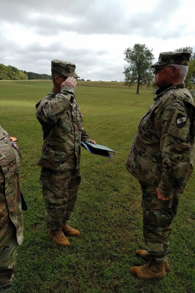 Two Ohio Military Reserve Troops Receive Ohio Commendation Medal ...