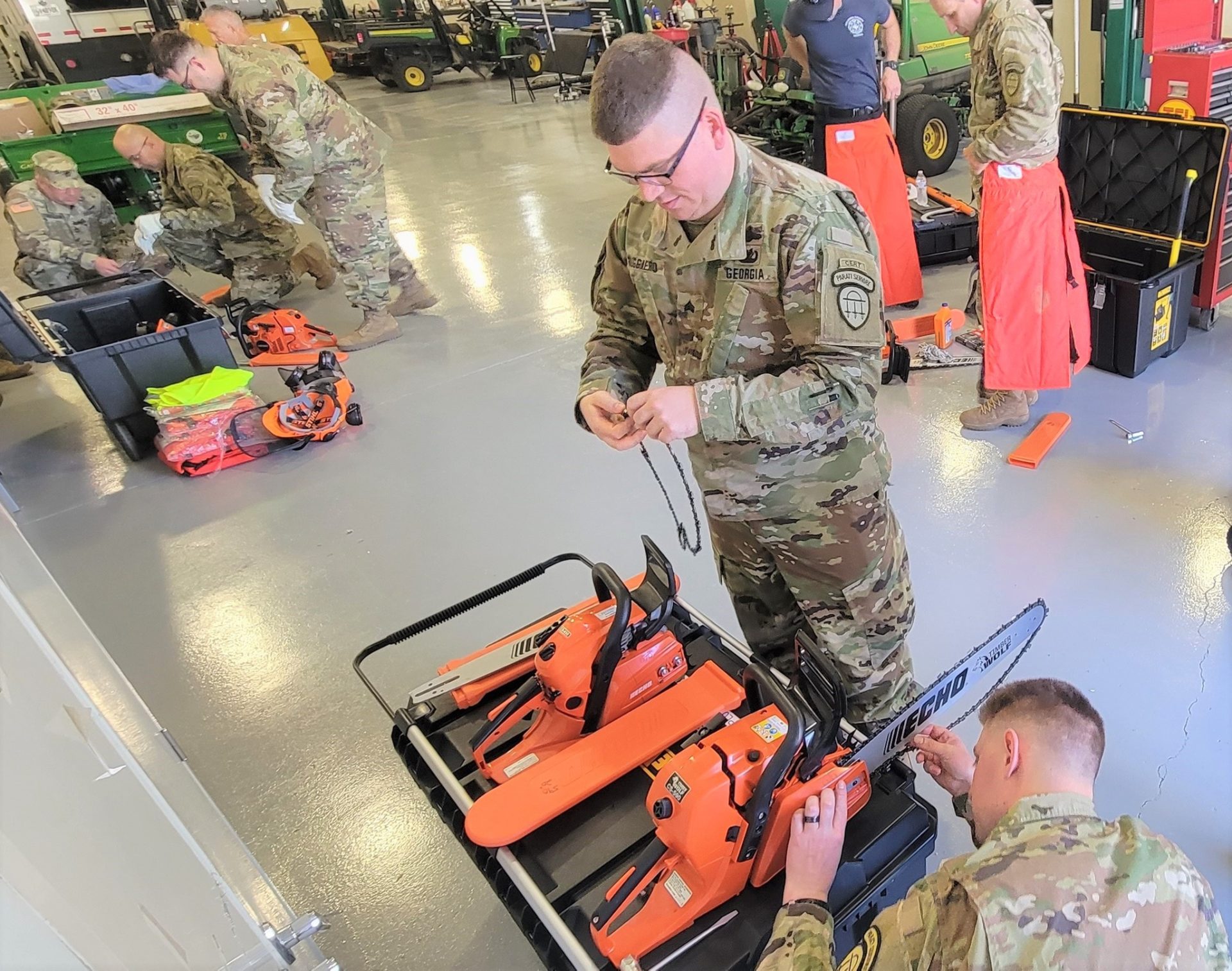Georgia SDF Trains in Chainsaw Maintenance & Hazards Removal for State ...