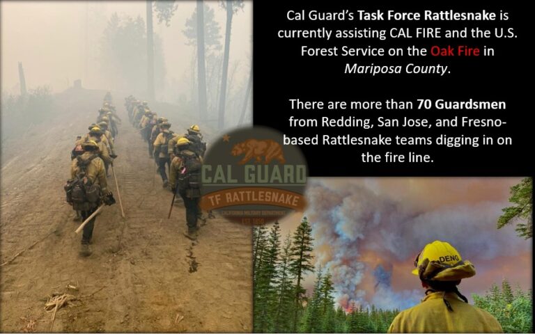 Task Force Rattlesnake Fighting Wild Fires in Mariposa County ...