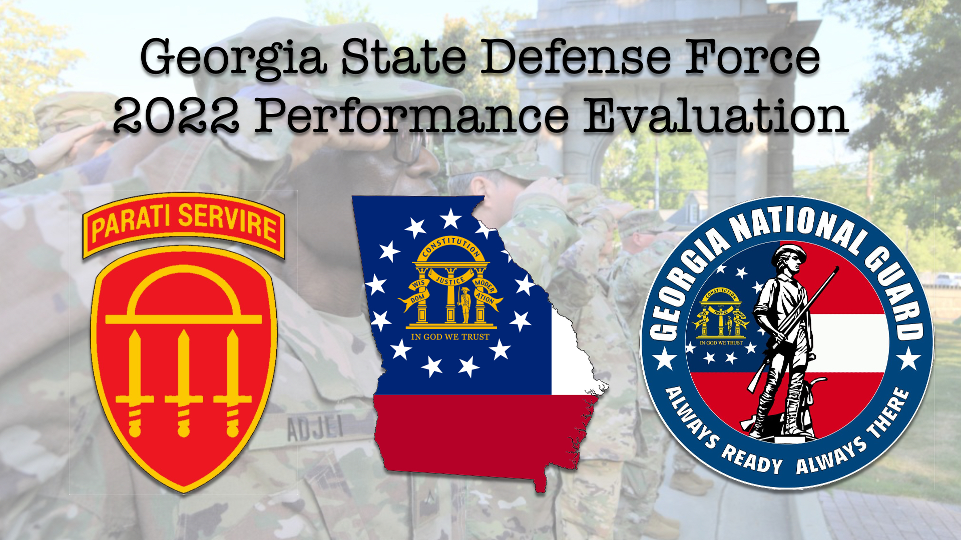 Georgia National Guard Analyzes Georgia State Defense Force 2022 ...