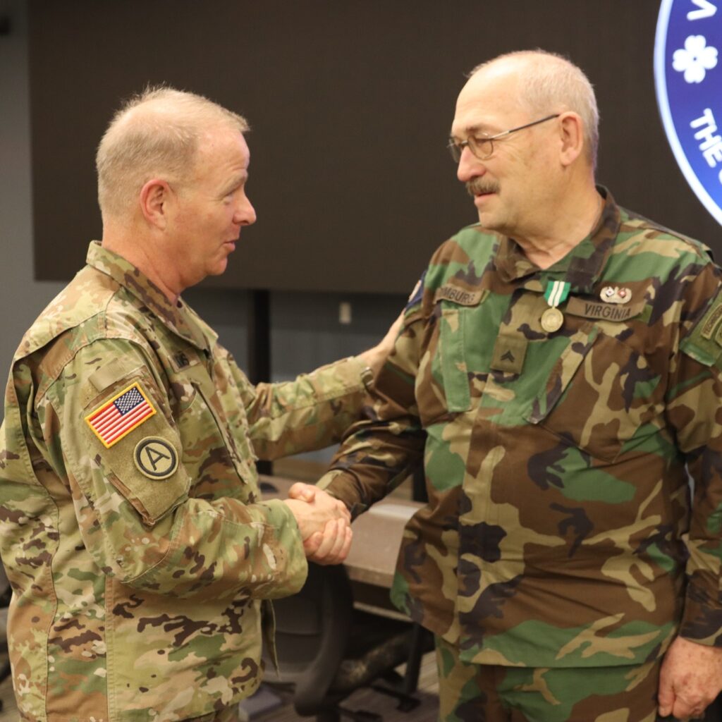 Virginia TAG Awards Defense Force Corporal Army National Guard ...