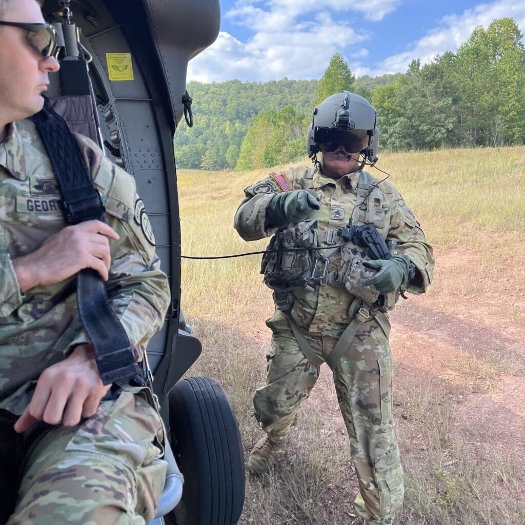Georgia State Defense Force Soldiers Soar in UH-60 Black Hawks during ...