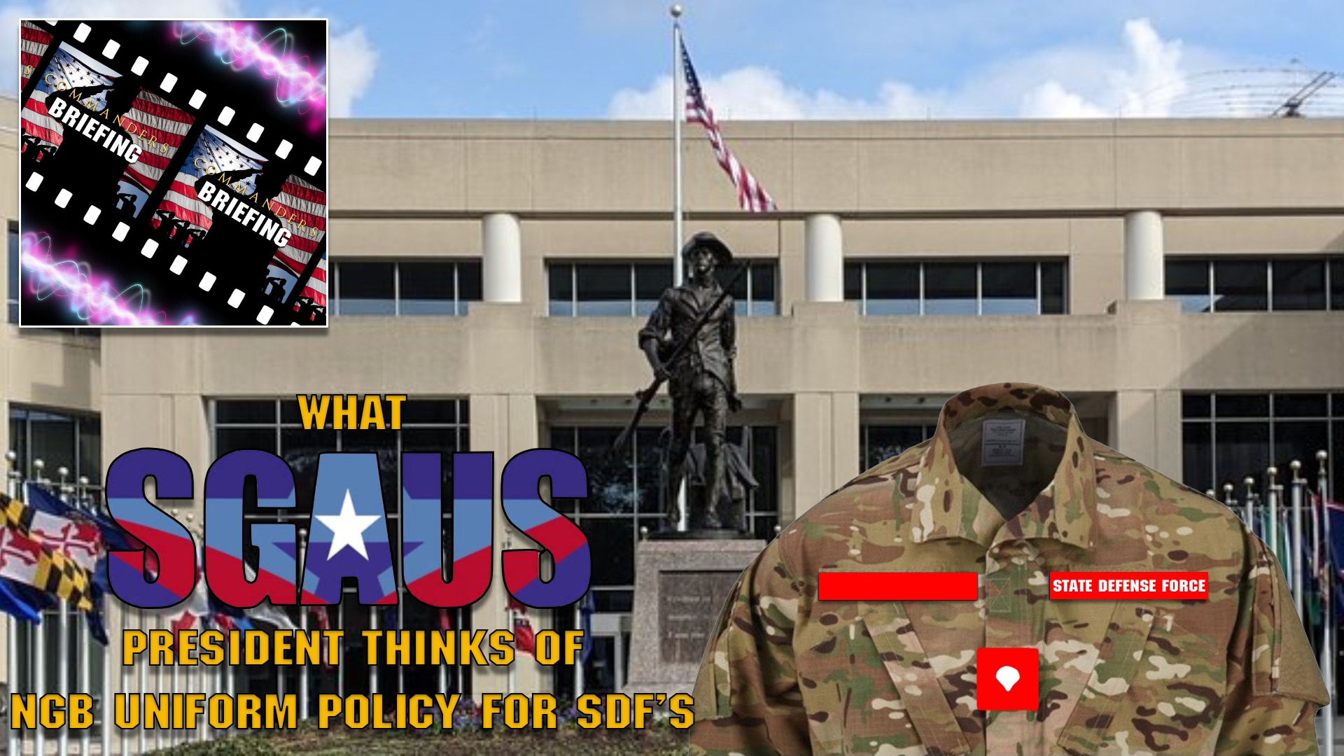 SGAUS President Discusses New National Guard Bureau Uniform Policy for ...