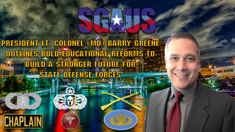 Commanders Briefing with SGAUS President Part III: Lt. Colonel Barry ...