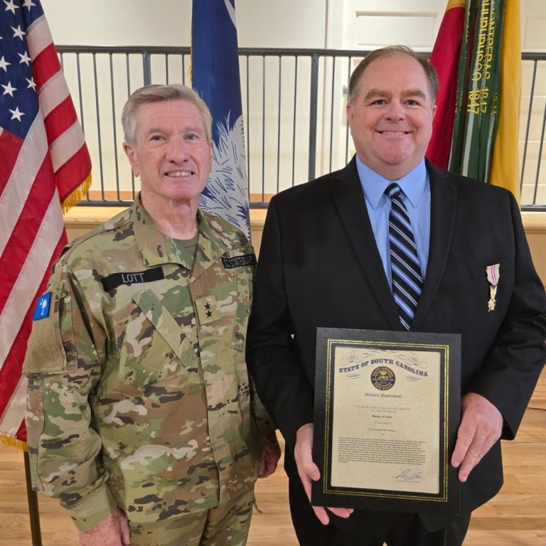 A Soldier On and Off Duty: South Carolina State Guard Officer Honored ...