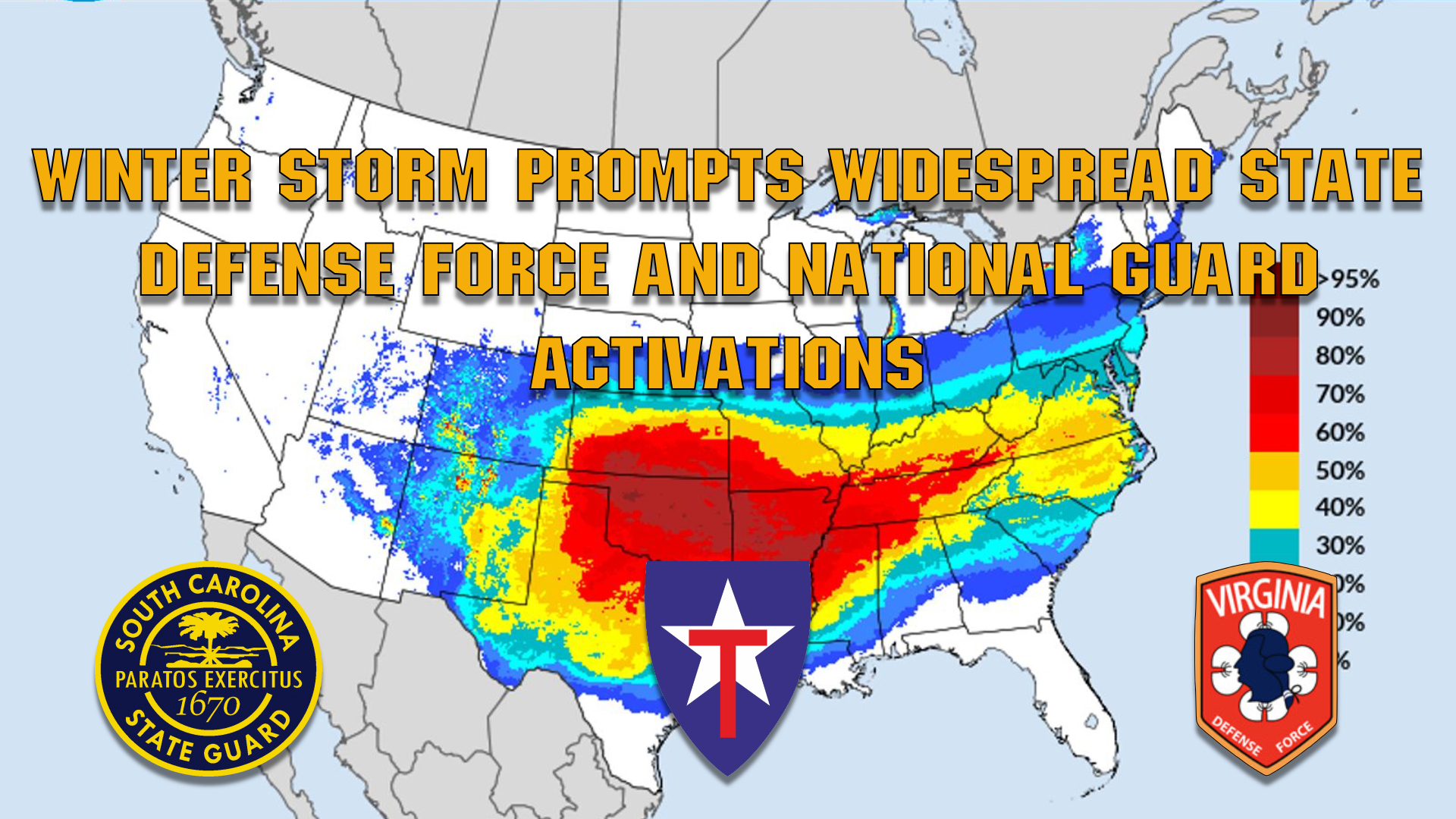 State Defense Forces and National Guard Mobilize as Major Winter Storm ...